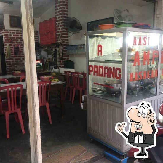 Menu at Ampera Asli restaurant, Surabaya