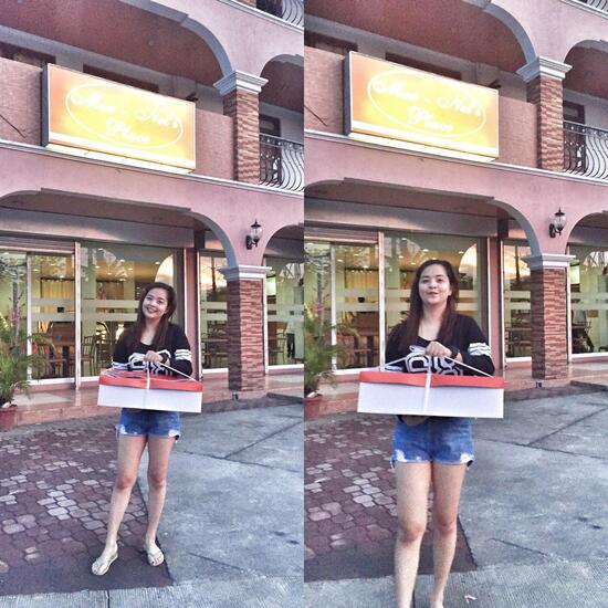 Menu at Mer-nel’s Cake House restaurant, Calamba