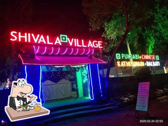 Menu at Shivala village, Ahmedabad