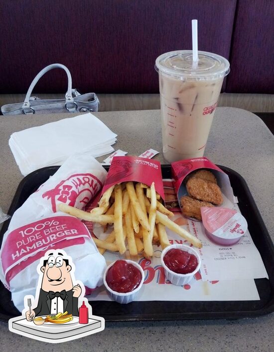 Menu at Wendy's fast food, Lynn, 116 Boston St