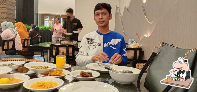 Menu at The Daily Minang restaurant, Central Jakarta