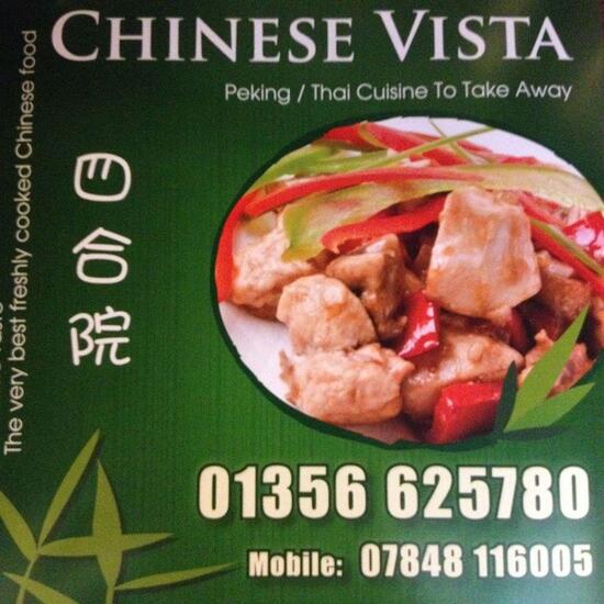 Menu at Chinese Vista restaurant, Brechin