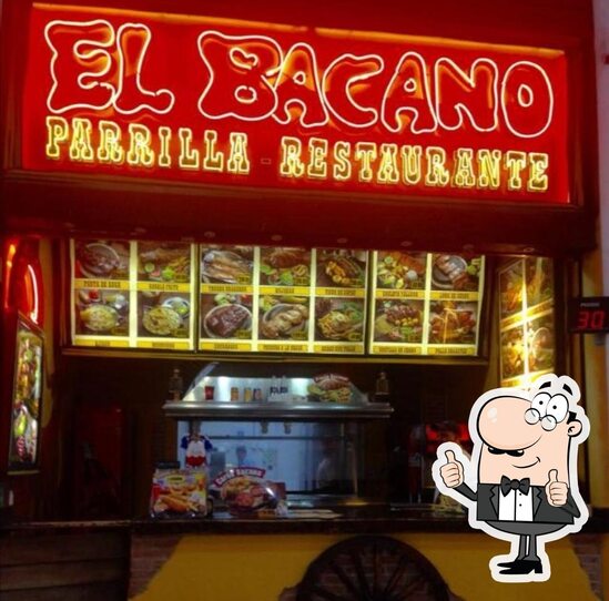 Carta del restaurante El Bacano Portal 80, Bogotá