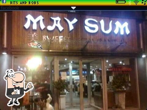 Menu at Maysum restaurant, Nottingham