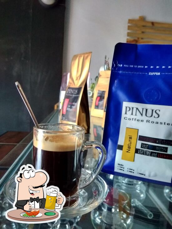 Menu at Pinus Coffee cafe, Banda Aceh