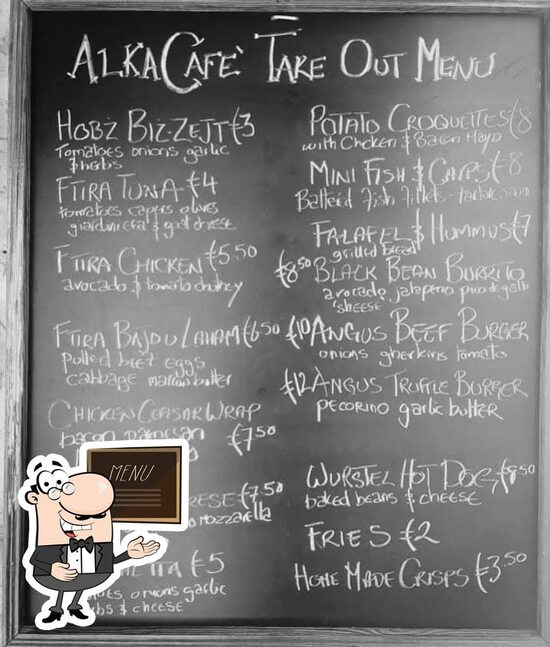 Menu at ALKA Cafe, Qrendi
