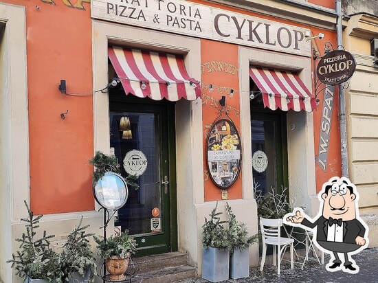 Menu at Trattoria Cyklop pizzeria, Kraków