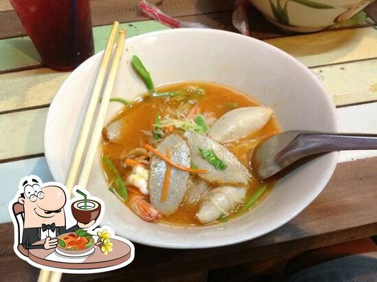 Carta del restaurante คนมีเส้น, Amphawa