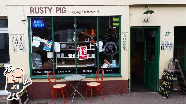 Menu at Rusty Pig restaurant, Ottery Saint Mary