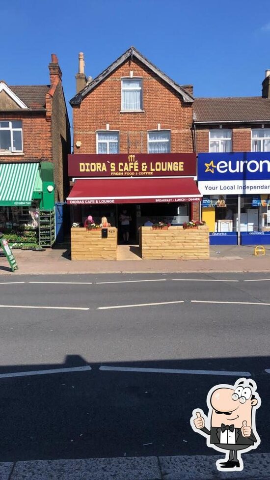 Menu at Diora's cafe & lounge, Enfield
