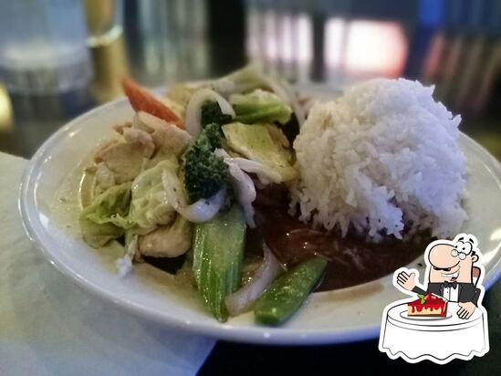 Menu at Zangna Thai Cuisine restaurant, Little Rock