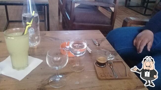Menu at Diesel cafe, Patras, Evias 260