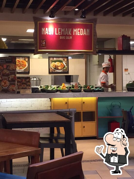 Menu at Nasi Lemak Medan Bang Salim restaurant, North Jakarta, 1