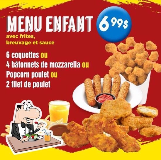 Menu at Coq-express-lasalle restaurant, Montréal, Dollard Ave