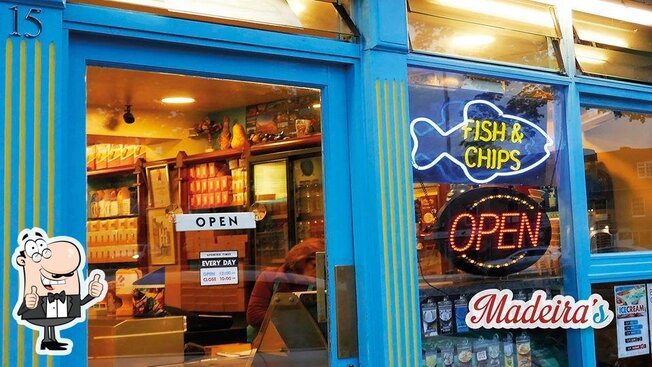 Menu at Madeira's Fish and Chips Takeaway fast food, Olney