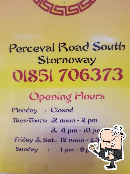 Menu at Fusion Takeaway fast food, Stornoway