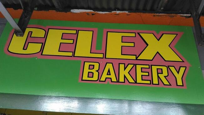 Menu at Celex Bakery, Santo Tomas