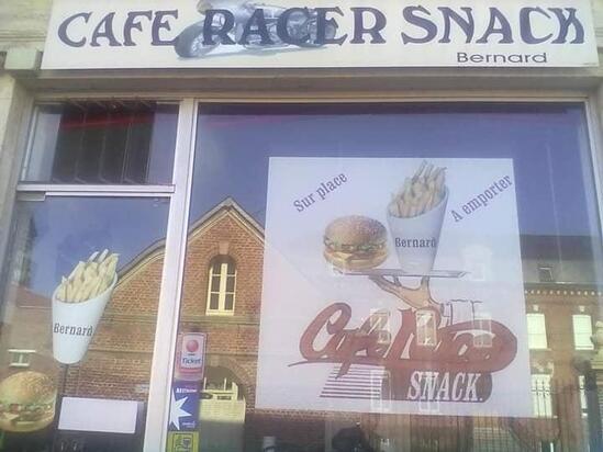 Menu at Snack Cafe Racer, Villers-Bretonneux