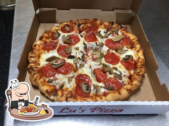 Menu at Lu's Pizza pizzeria, Grafton