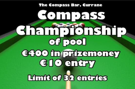 Menu at The Compass Bar, Ireland