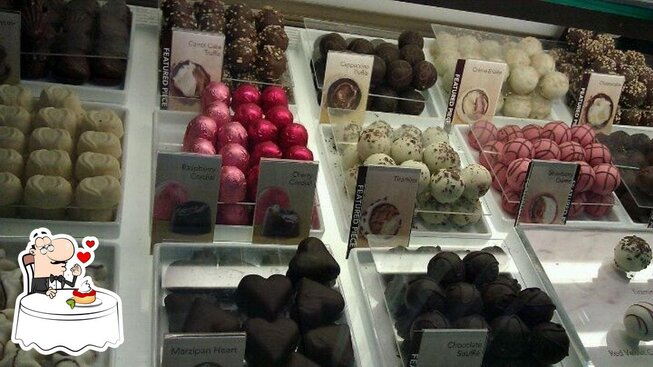 Menu at Godiva Chocolatier desserts, Concord