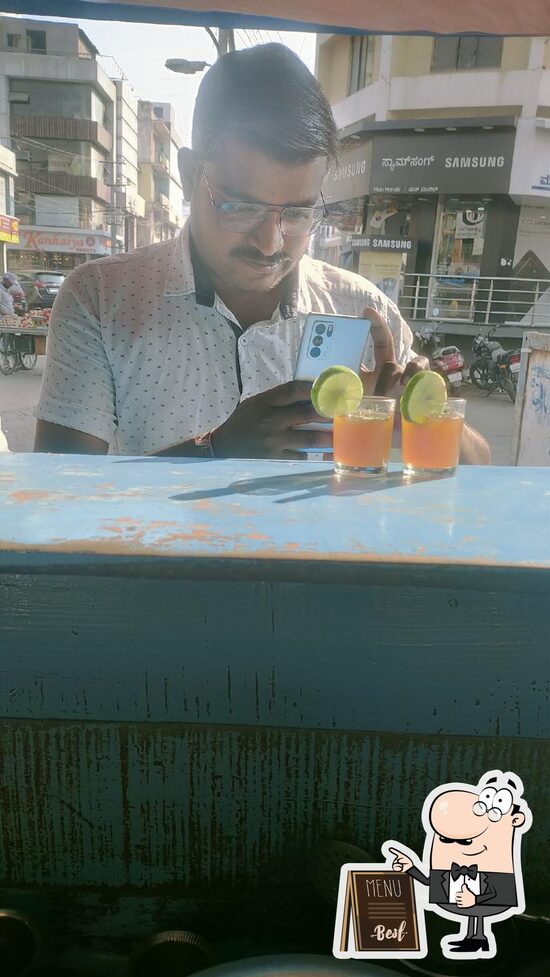 Menu at shivalila tea stall, Vijayapura
