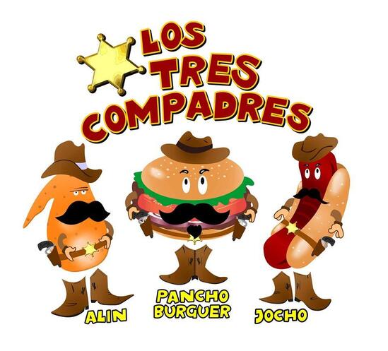 Menu at Los Tres Compadres restaurant, Ciudad del Carmen