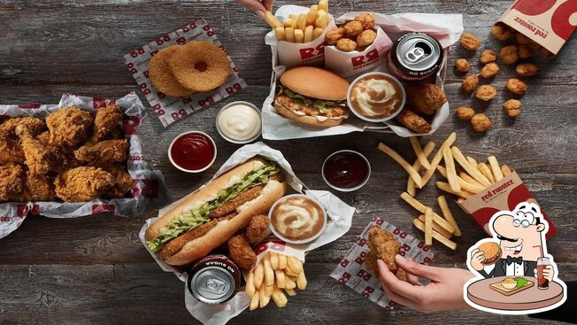 Menu at Red Rooster fast food, Proserpine