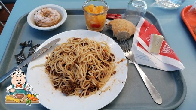 Menu au Cafétéria et Resto U Hélios (Crous), Biot