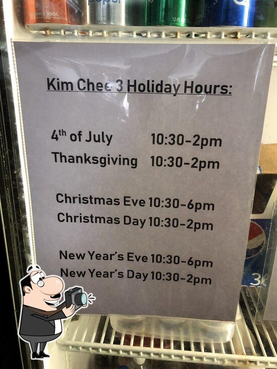 Menu at Kim Chee 3 BBQ, Honolulu, S King St