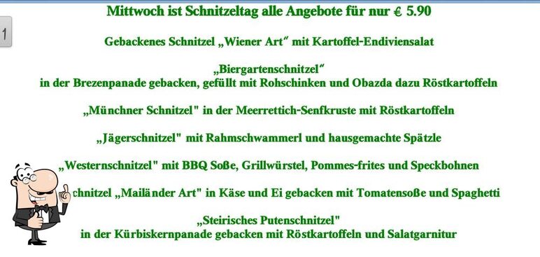 Speisekarte von Gaststätte Schienhammer restaurant, Planegg