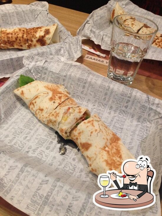 Menu at Zaatar w Zeit restaurant, Dubai, Sheikh Zayed Road