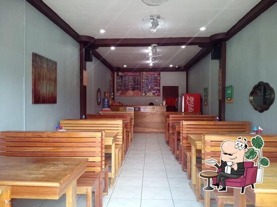 Menu at Lev's pizza restaurant, Aborlan