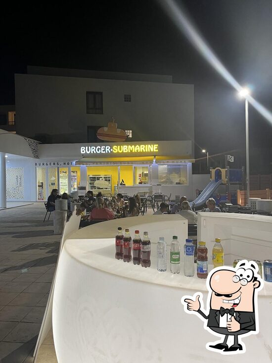 Carta del restaurante Burger Submarine, Sant Antoni del Portmany