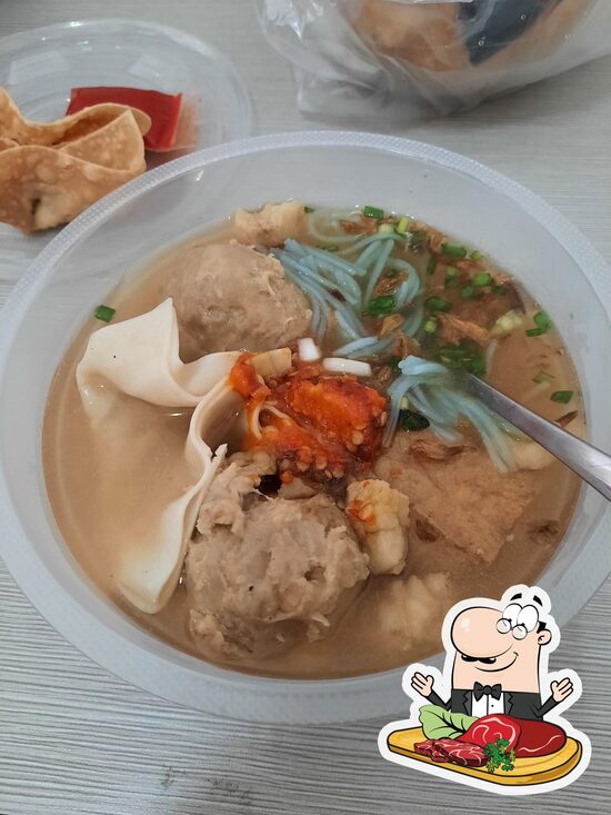 Menu at MAEM BAKSO restaurant, Surabaya
