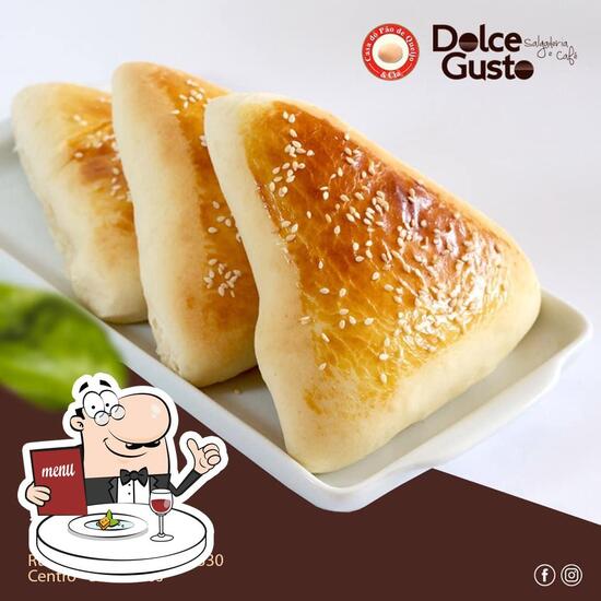 Menu at Dolce Gusto cafe, São Carlos