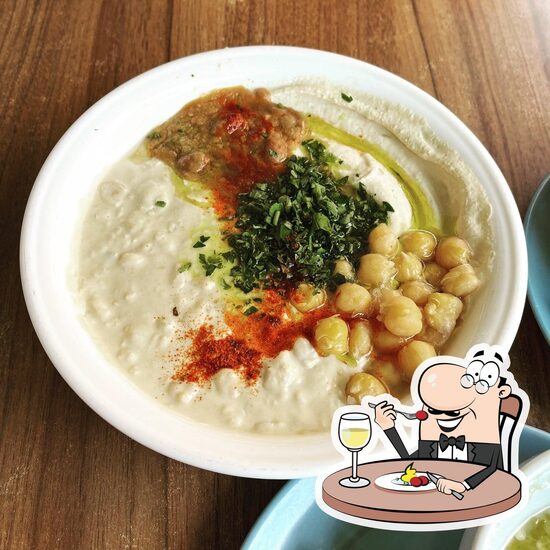 Menu at Ali Karawan Abu Hassan fast food, Tel Aviv-Yafo, 1 Ha' Dolfin ...