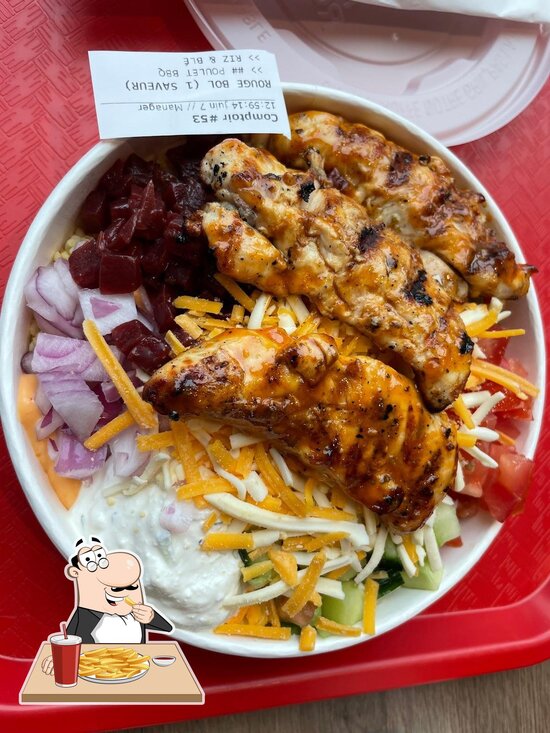 Menu at Poulet Rouge Espace Montmorency fast food, Laval, 600 Rue ...
