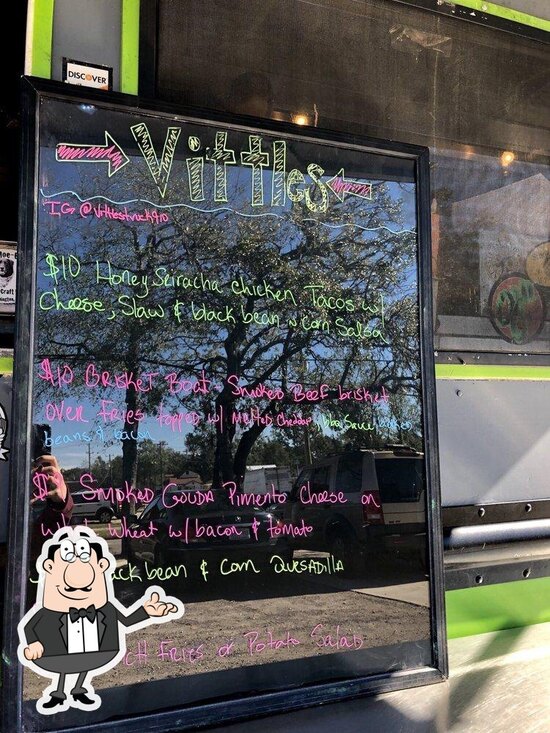 Menu at Vittles Food Truck, Wilmington
