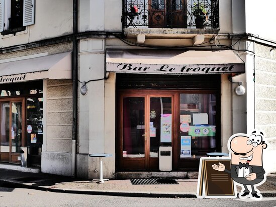 Menu at Bar Le Troquet, Aix-les-Bains