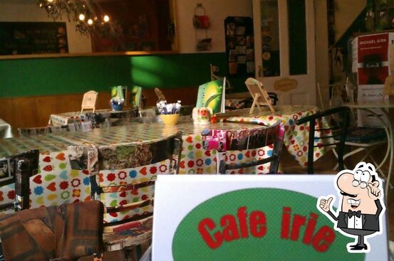 Menu at Cafe Irie, Dublin