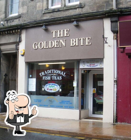 Menu at The Golden Bite cafe, Kirkcaldy