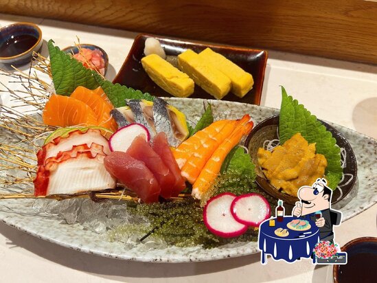 Menu at Sushi Wagao restaurant, Ho Chi Minh City