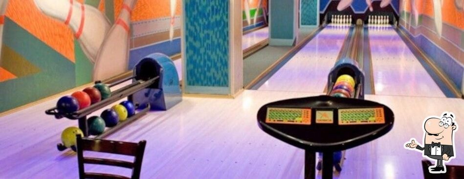 Menu at Bowling bar Step, Prague