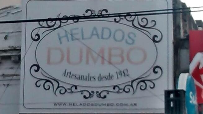 Carta del restaurante HELADOS "DUMBO", Buenos Aires