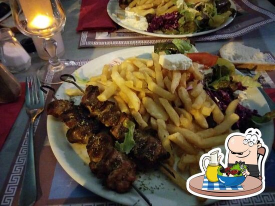 Menu at Plaka restaurant, Lille