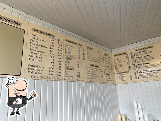 Menu at Supa Snax restaurant, Sheffield