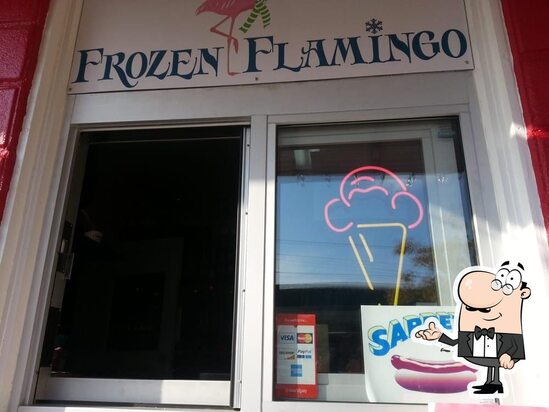 Menu at Frozen Flamingo, St. Augustine