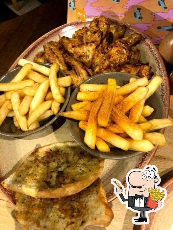 Menu at Nando's Covent Garden fast food, London, 66-68