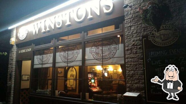 Menu at Winstons pub & bar, Edinburgh